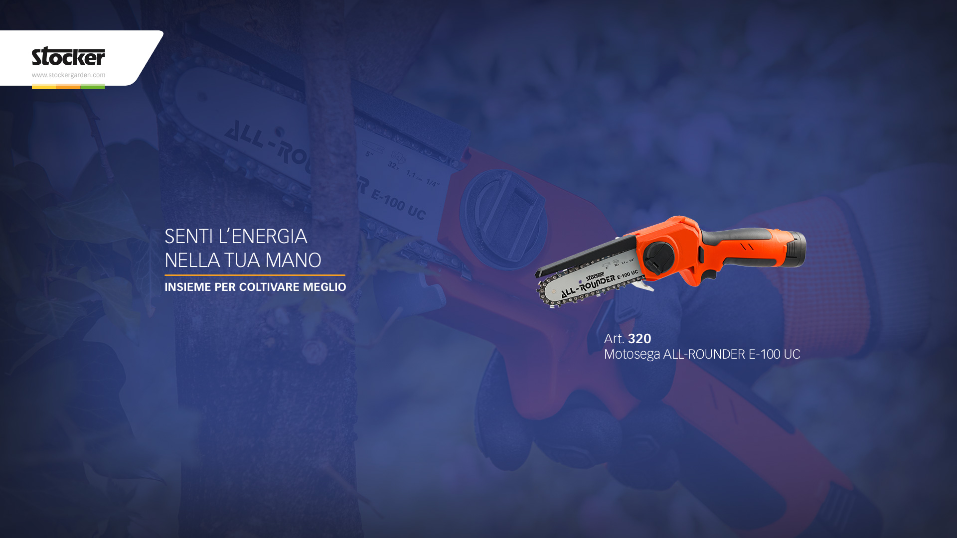Motosega ALL-ROUNDER E-100 UC - Art. 320 - Stocker Garden