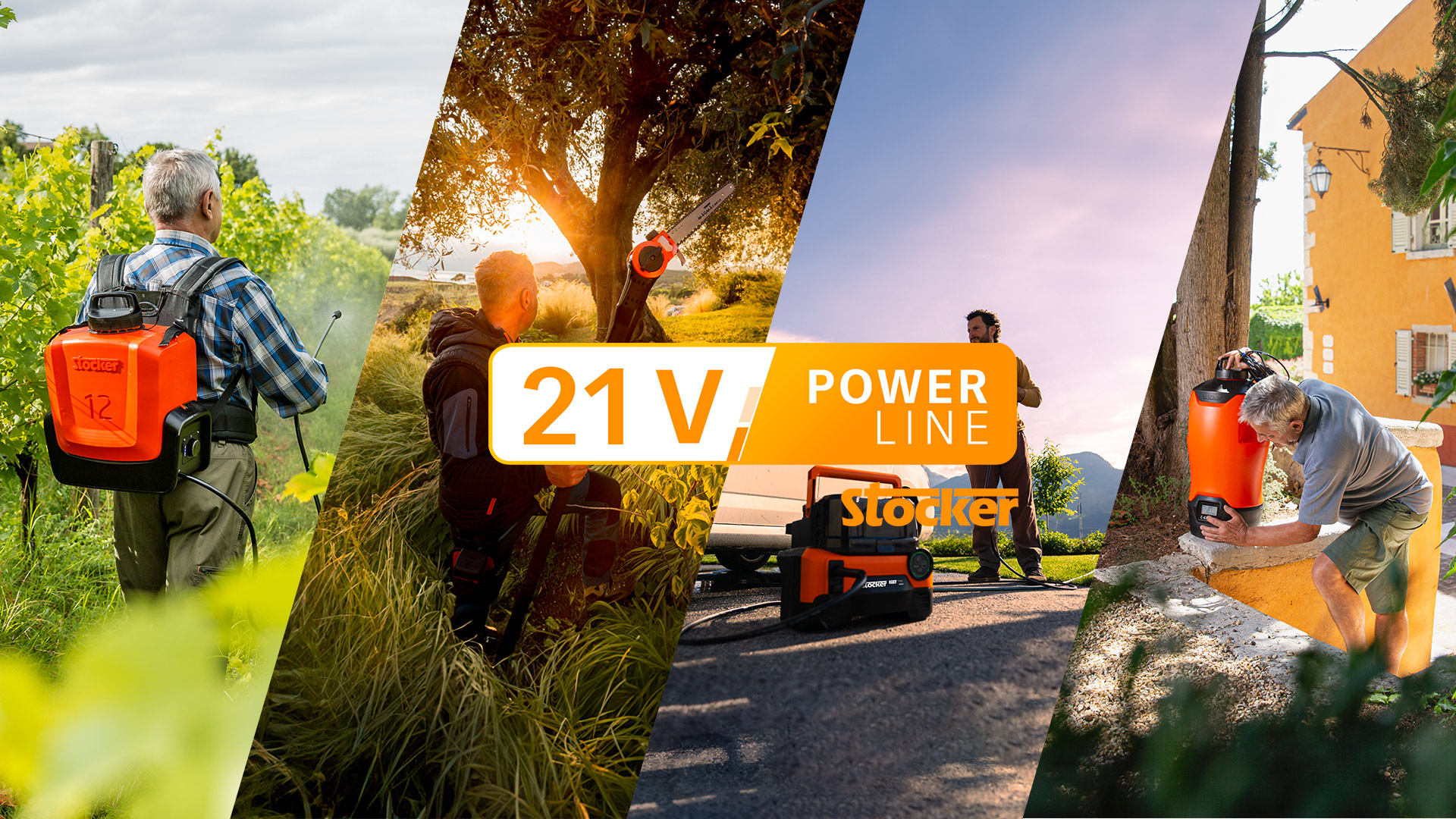 POWER LINE 21 V - Stocker Garden